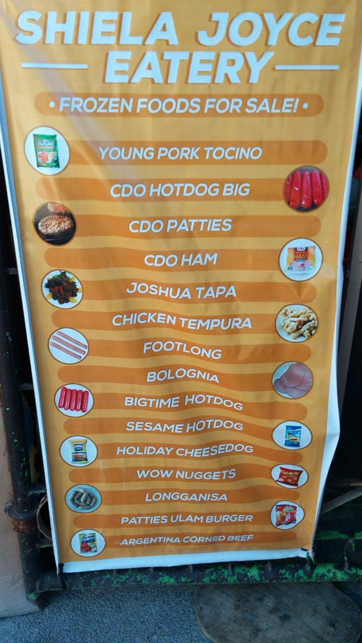 Menu at Shiela Joyce Sisigan restaurant, Calamba, Blk. 24 Lot 2 Villa ...