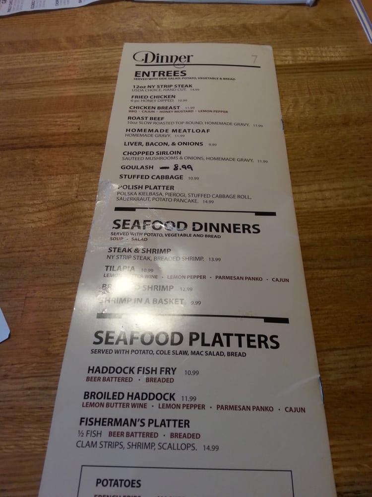 Menu at Athens Restaurant, Buffalo
