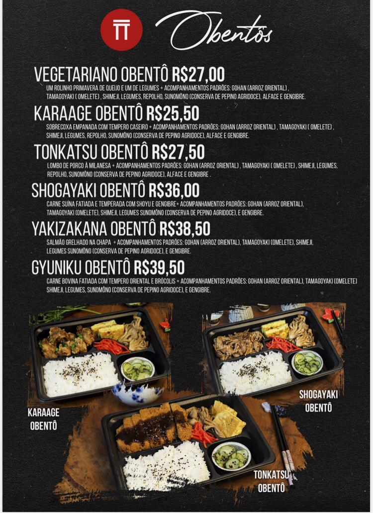 Menu at Hoto Motto Yakisoba & Obentô restaurant, São Carlos