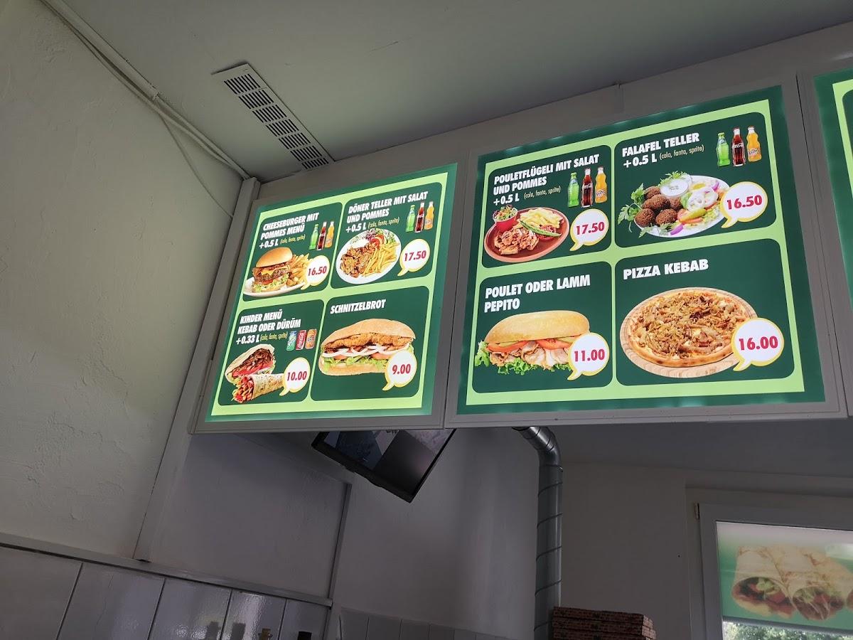 Speisekarte von MEK Döner, Hinwil