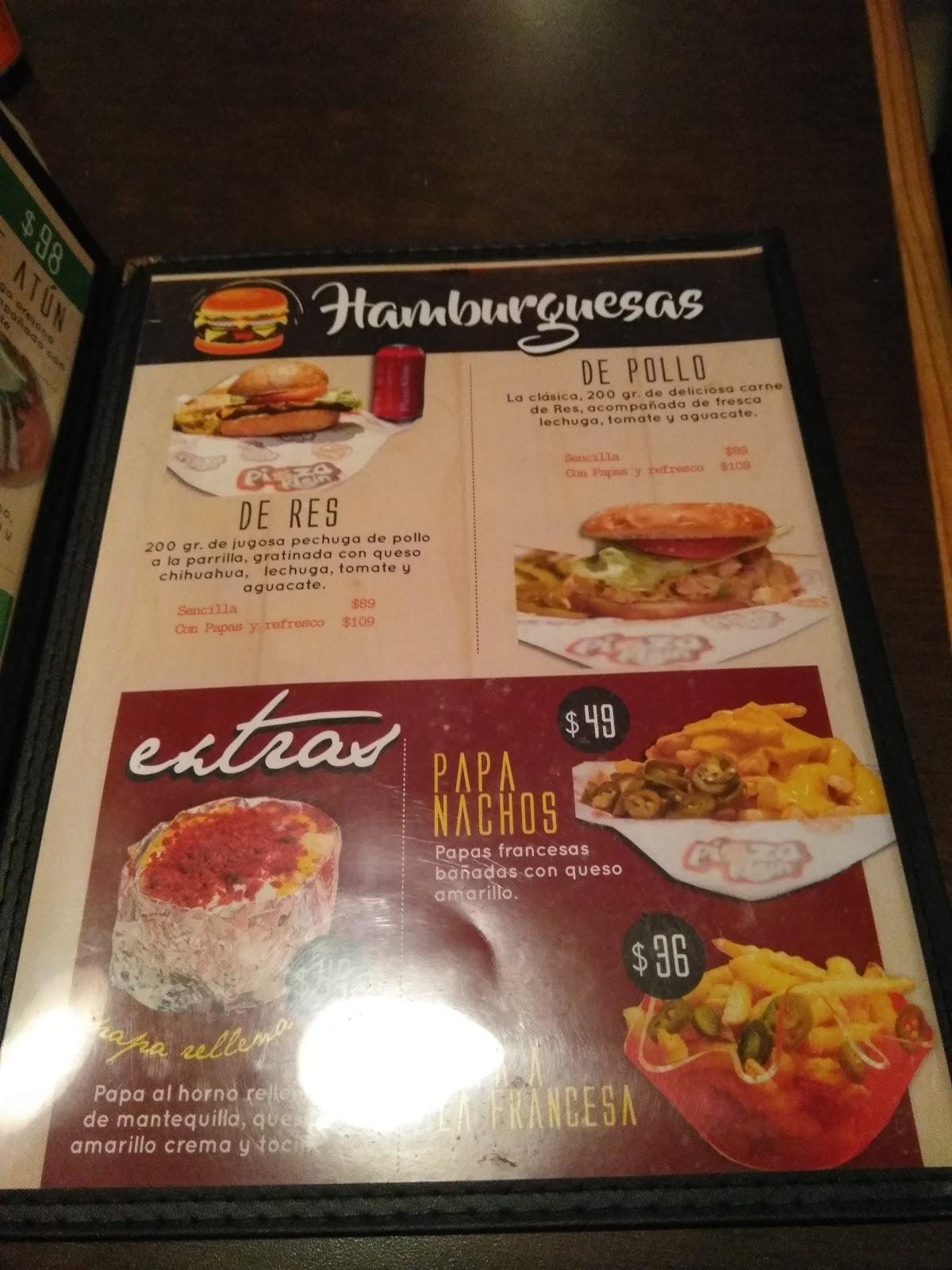 Menu at Pizza Klein restaurant, Monclova, Blvrd Benito Juárez 1116