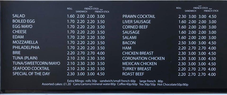 Menu at Love at First Bite fast food, Worthing, 4a Strand Parade Roundabout