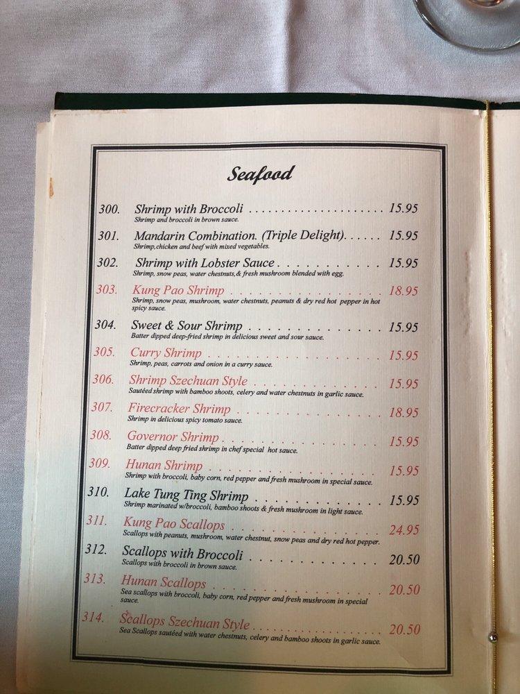 Menu at Szechuan Garden Restaurant, Waldorf