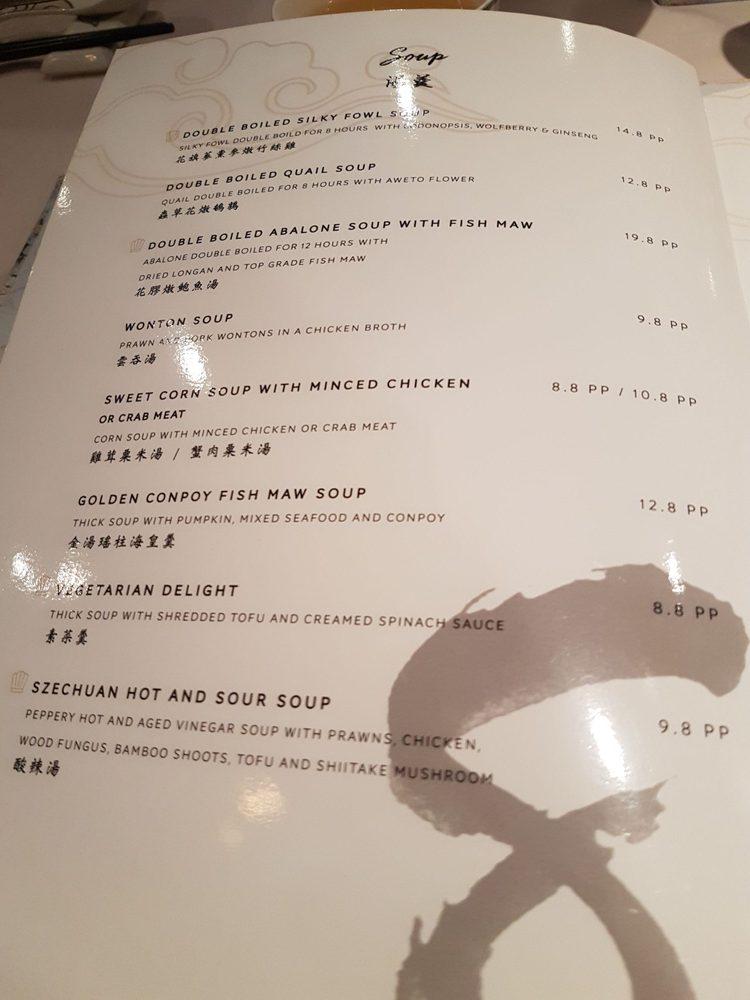 Menu at 8 On The Point Chinese Restaurant, East Perth