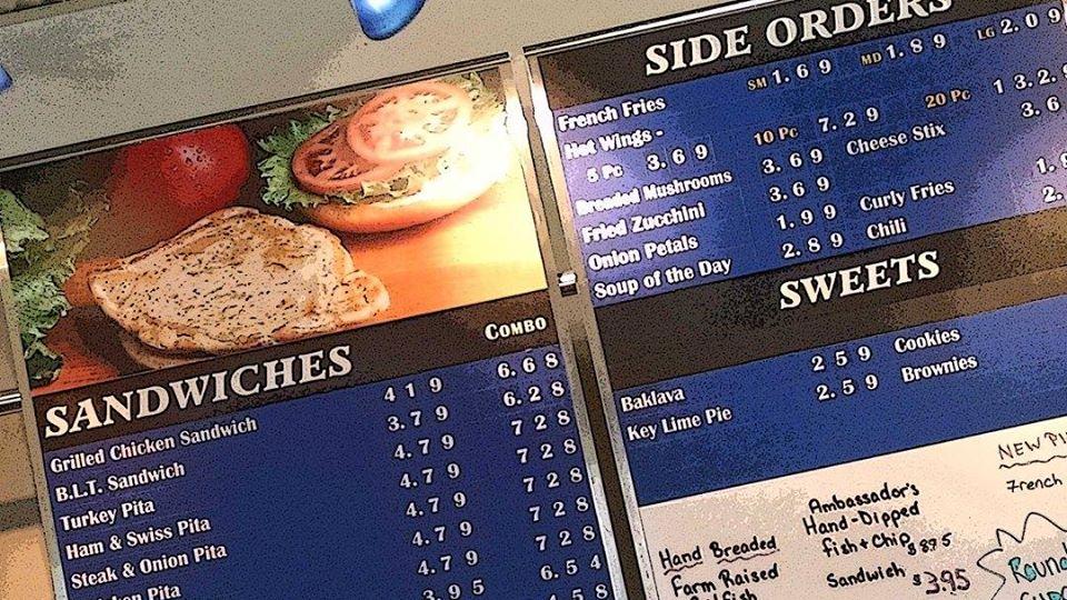 Menu at Burger Street USA restaurant, Flint