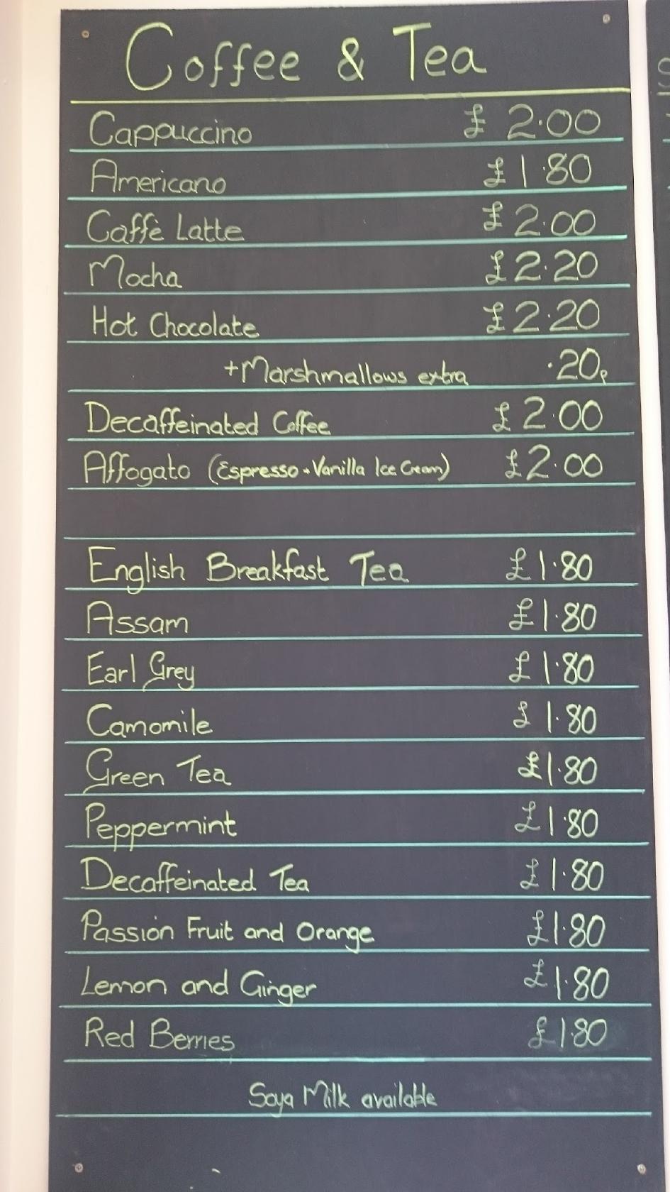 Menu at Little White Duck Sandwich Shop cafe, Trowbridge