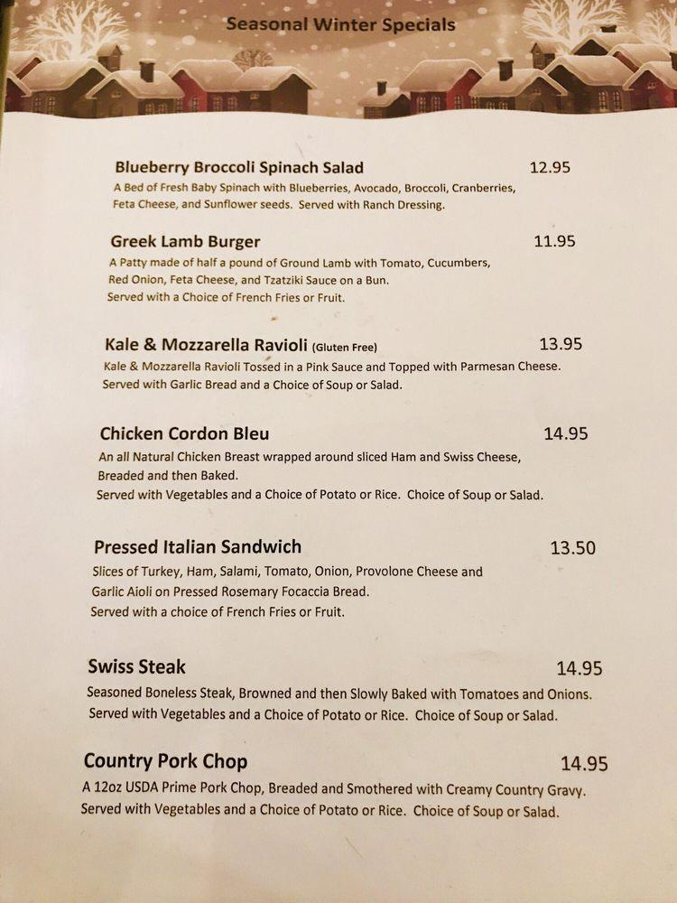 Menu at Coral Cafe, Burbank