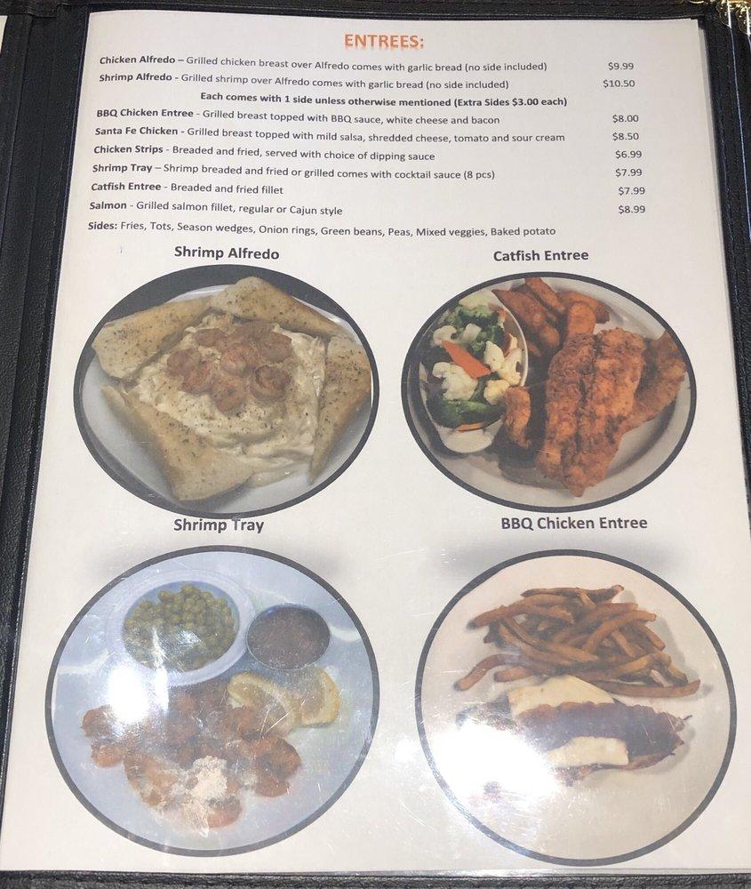 Menu at Kanha Kafe American & Asian Cuisine restaurant, Glasgow