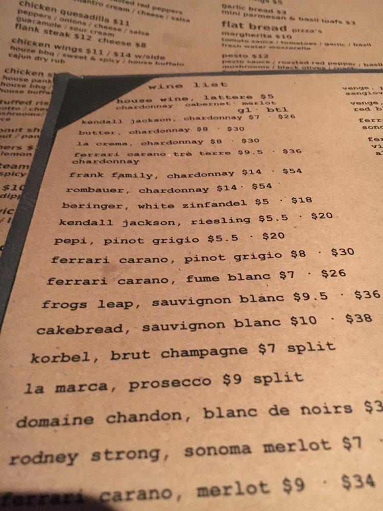 Menu at M3 pizzeria, Reno