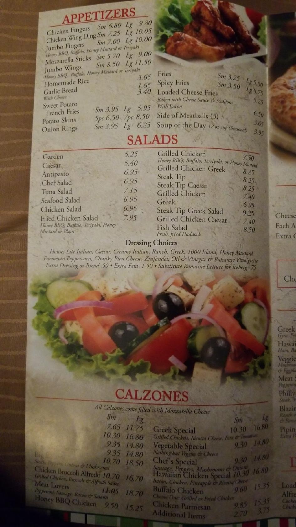 Menu at Randolph Cafe, Randolph