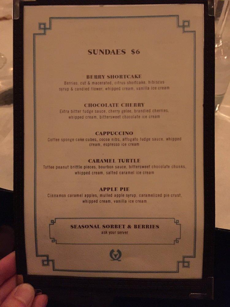 Menu at Echo & Rig Butcher and Steakhouse, Las Vegas