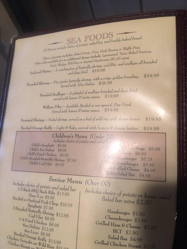 Menu at Brandon Steakhouse & Lounge, Brandon