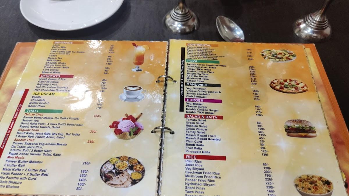 Menu at The Second Wife, Kota
