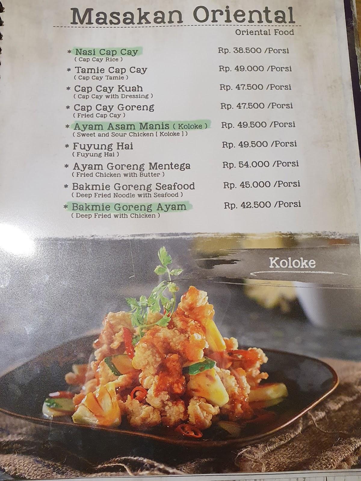 Menu at Layar Seafood KH Abdul Wahab Siamin restaurant, Surabaya, Jl ...