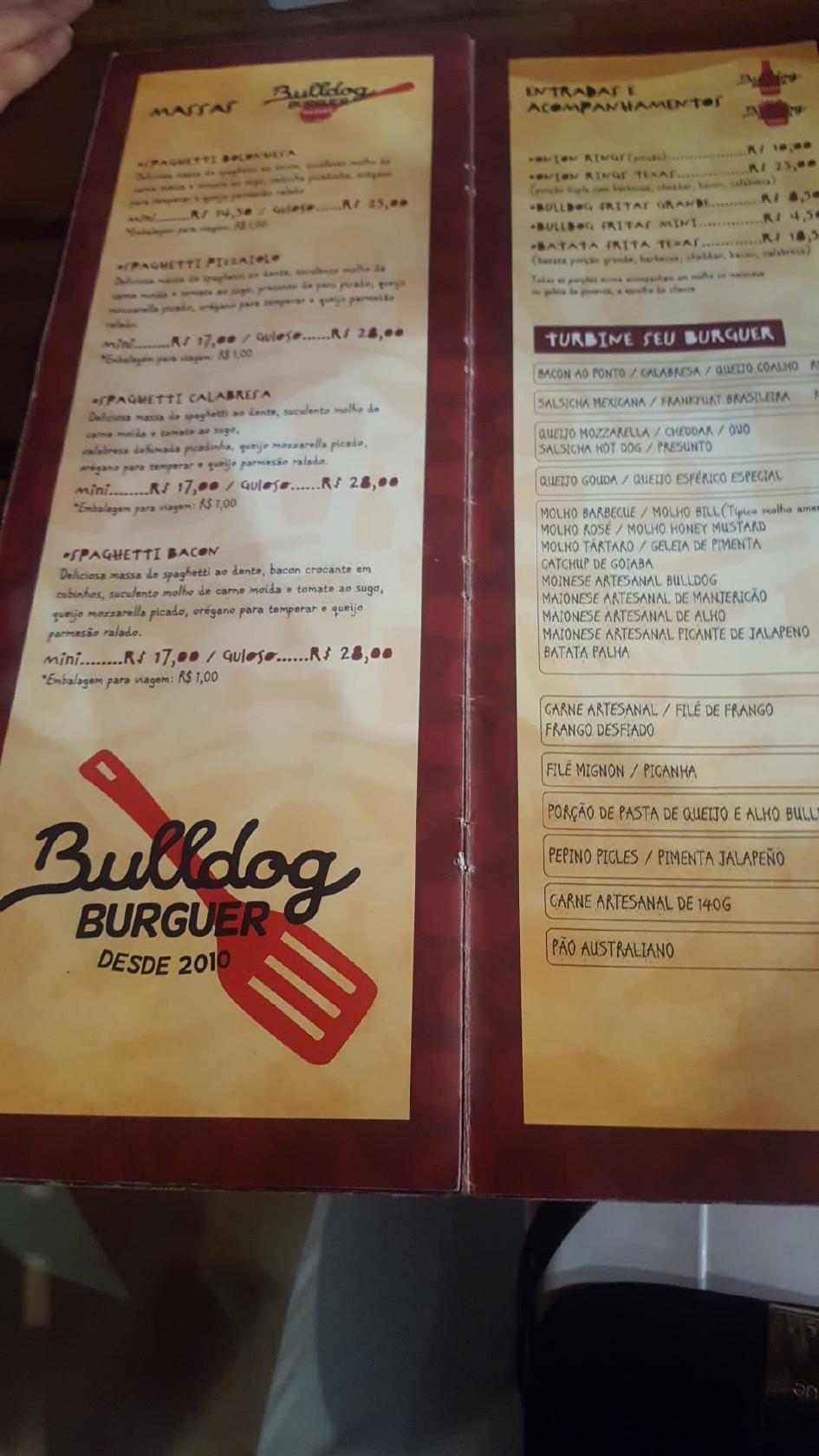 Menu em Bulldog Burguer pub & Bar, São Luís, -430