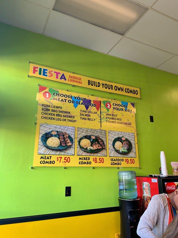 Menu at Fiesta Barbecue & Bibingka, Carson