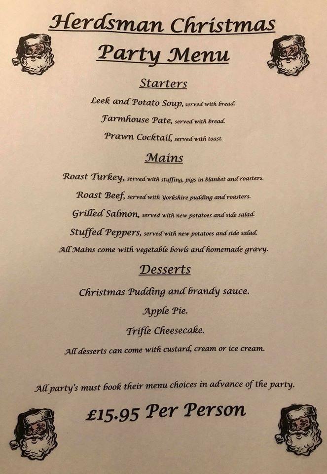 Menu at The Herdsman pub & bar, Hereford