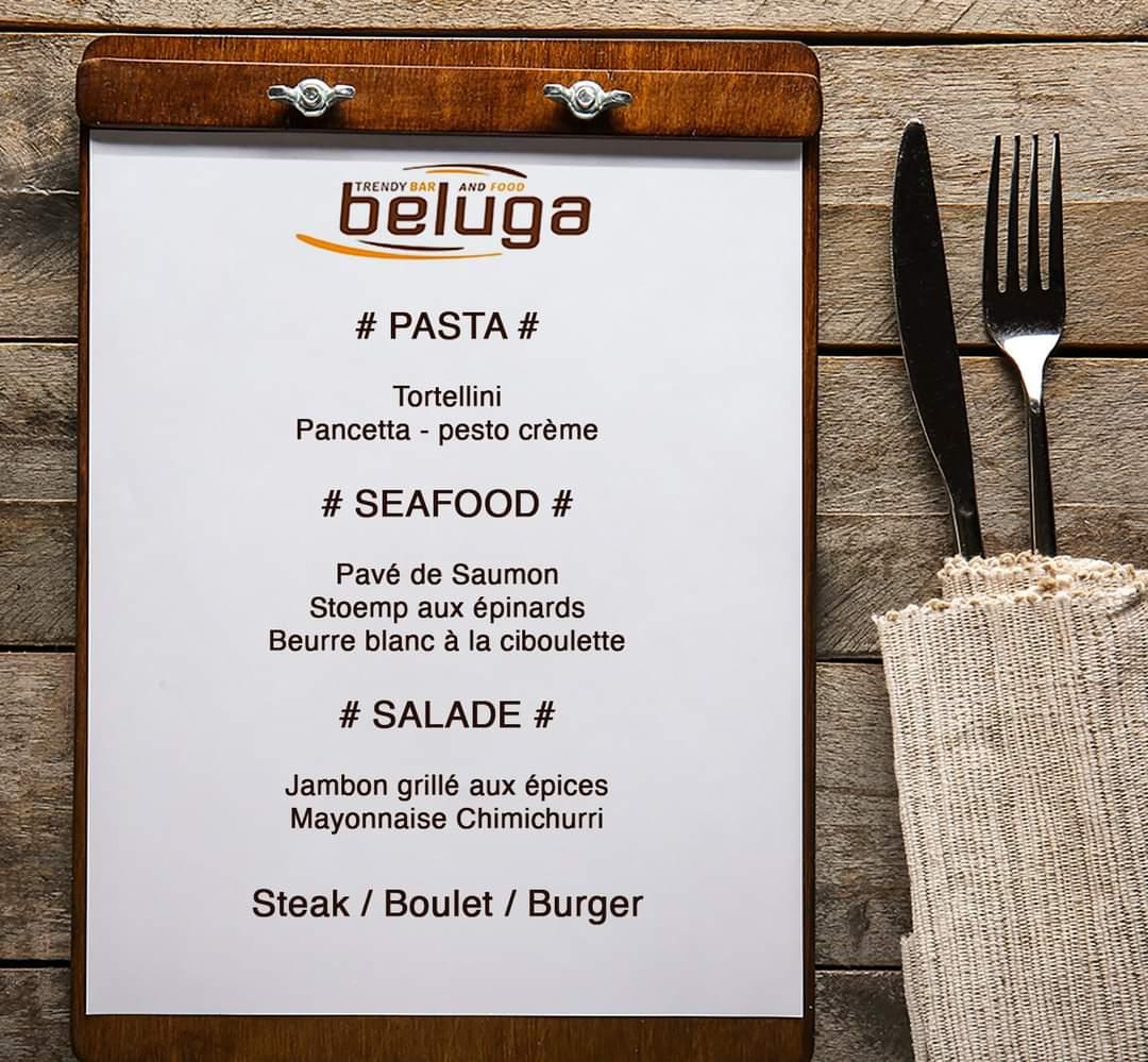 Menu au Beluga, Verviers
