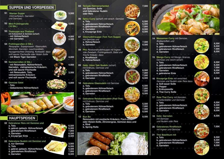 Speisekarte von Asia Mr Vu restaurant, Lüdenscheid