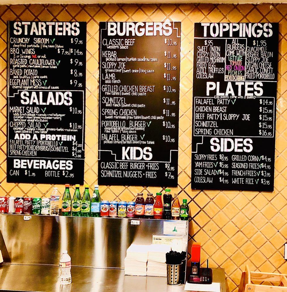 Menu at PSY on Pico restaurant, Los Angeles