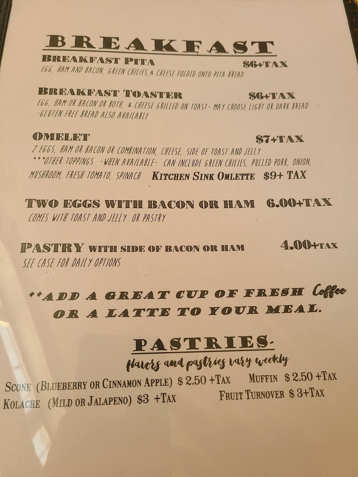 Menu at The Burrow desserts, Claude
