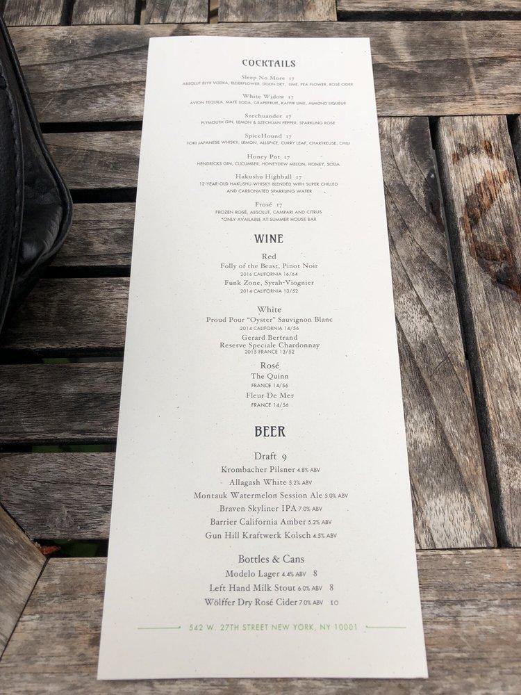 Menu at Gallow Green pub & bar, West New York