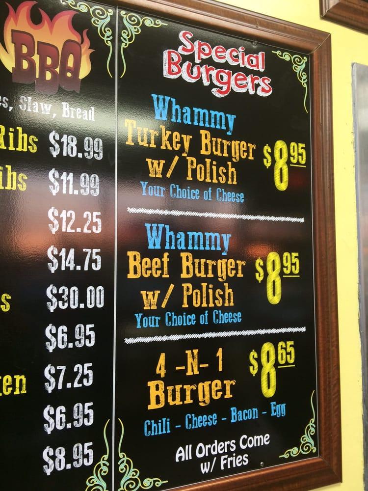 Menu at That's A Burger restaurant, Chicago, S Stony Is Ave