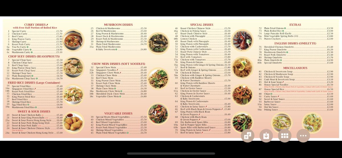 Menu at Jade House Chinese Takeaway fast food, Bishop's Stortford, 7 ...