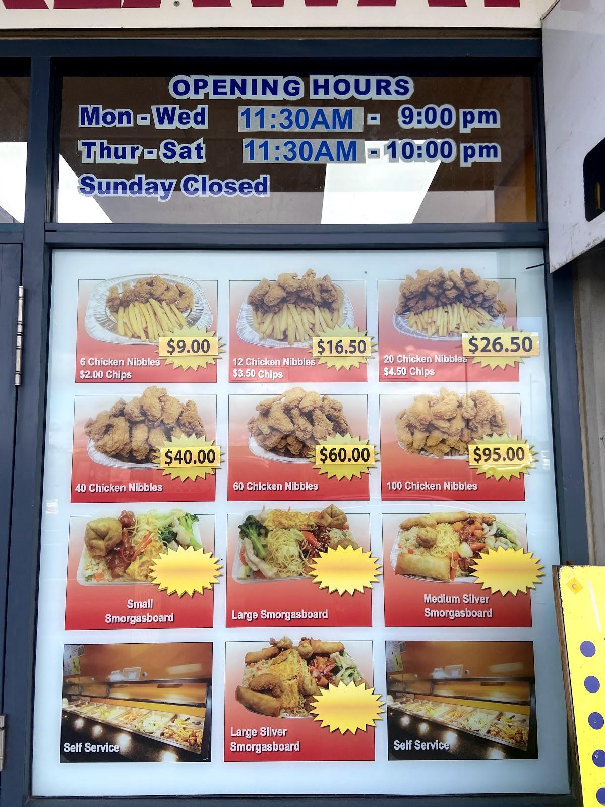 Menu at Magic Chef Takeaway fast food, Auckland