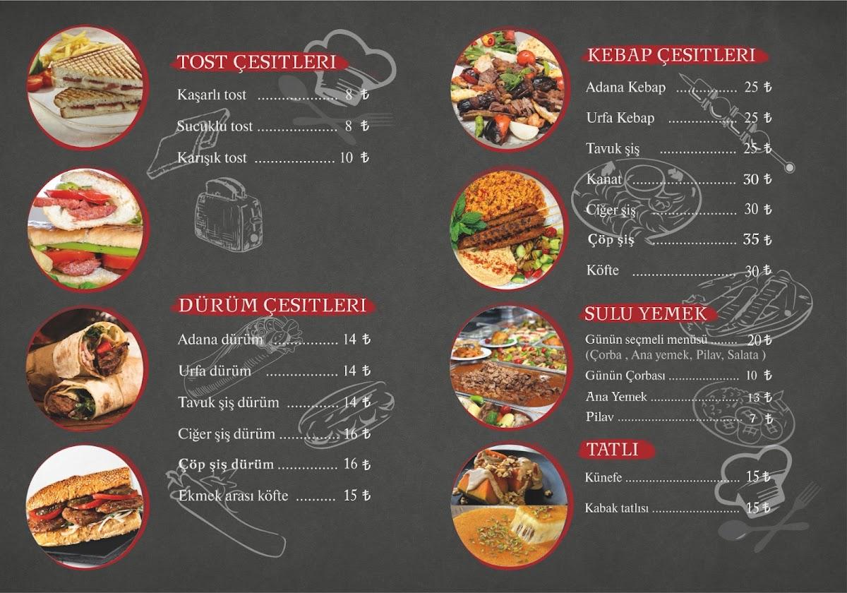 Menu at Çakırlar Ev Yemekleri & Izgara, Antalya