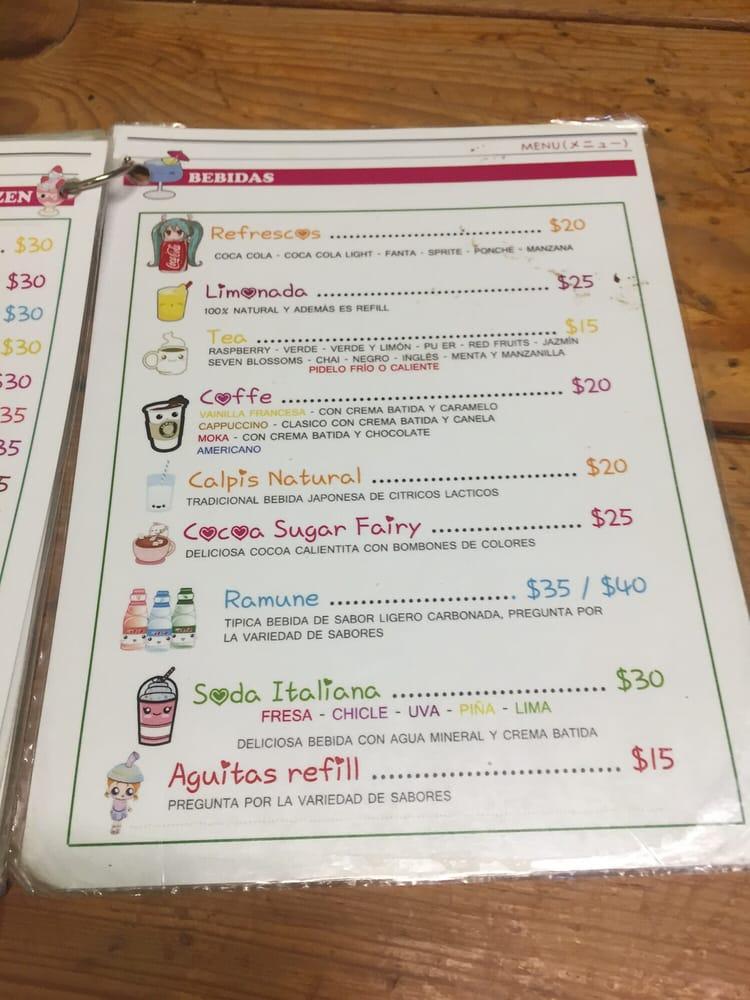 Menu at Lijiang restaurant, Monterrey, Av. Del Estado #244 Col. Tecnológico