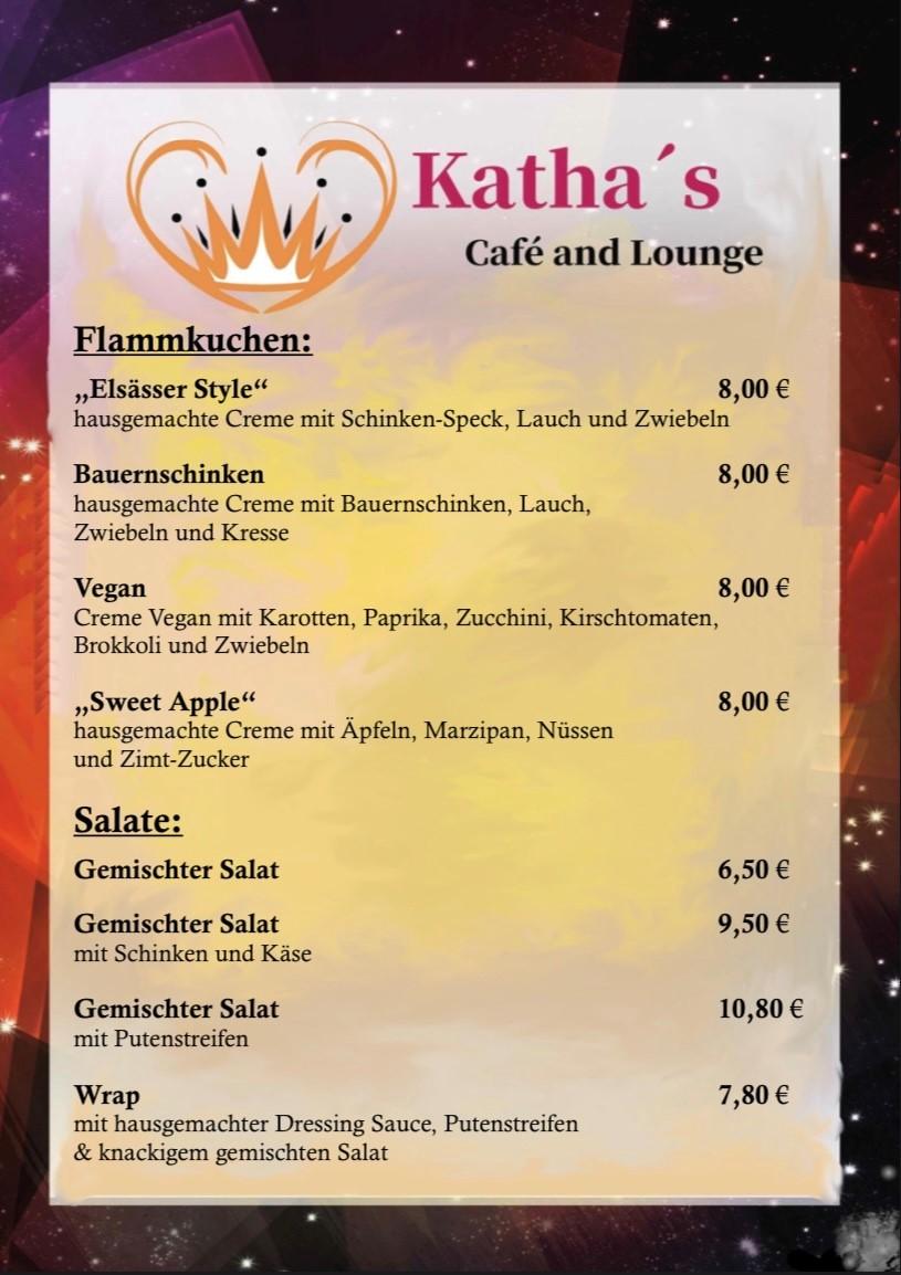 Menu at Katha’s Café and Lounge - Schweinfurt restaurant, Schweinfurt