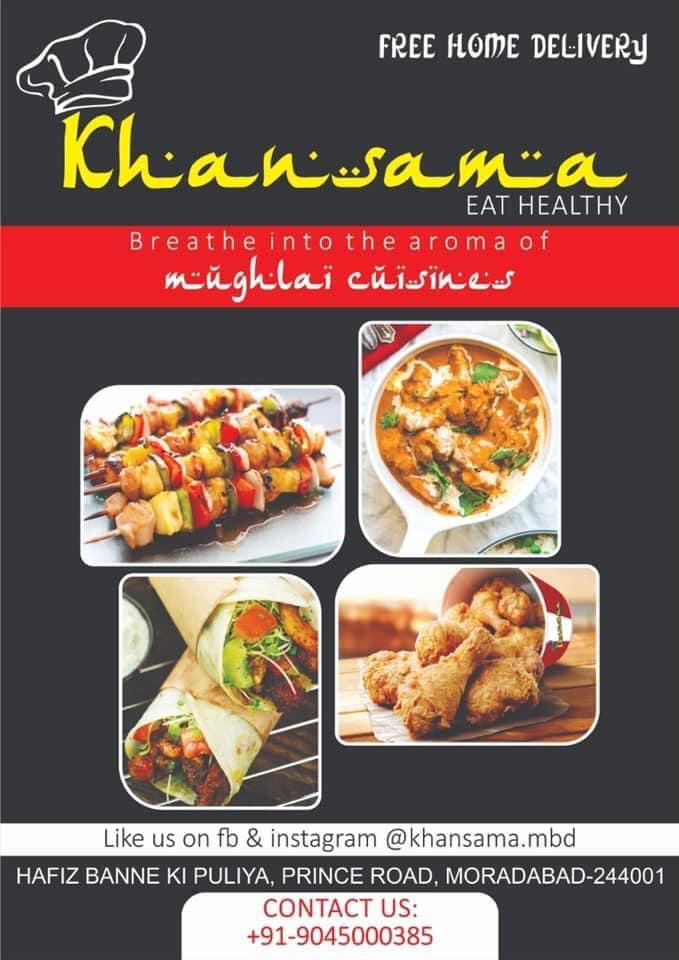 Menu at Khansama, India, Hafiz banney ki puliya