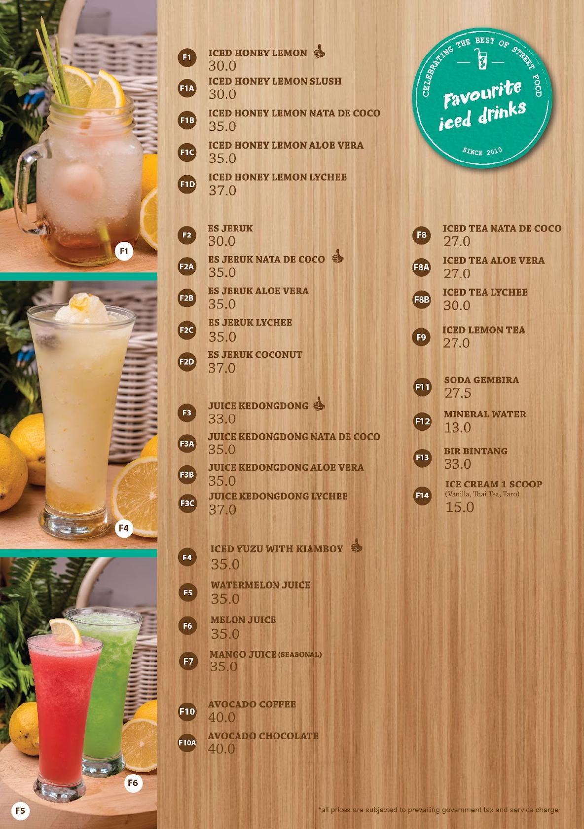 Menu at STRAITS CANTEEN restaurant, Jakarta, The Veranda #LG-02 @ Cibis ...
