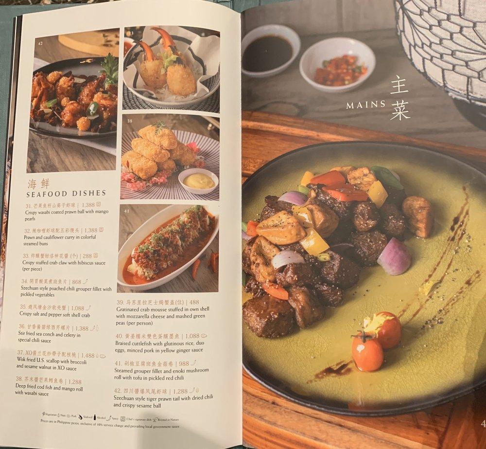 Menu at Canton Road restaurant, Taguig