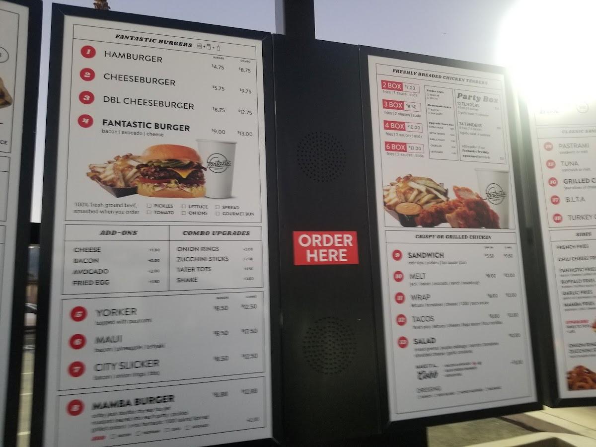 Menu at Eat Fantastic - Arcadia restaurant, Arcadia