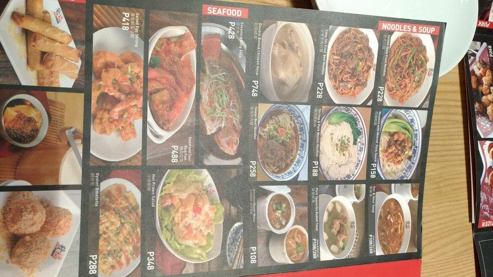 Menu at Fat Fook Kitchen restaurant, Quezon City, M24J+J2G