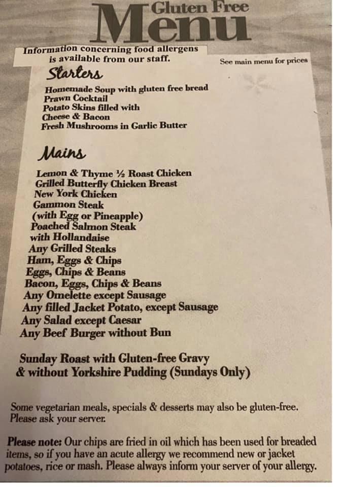 Menu at The Green Man pub & bar, Melbourn, Dunsbridge Turnpike