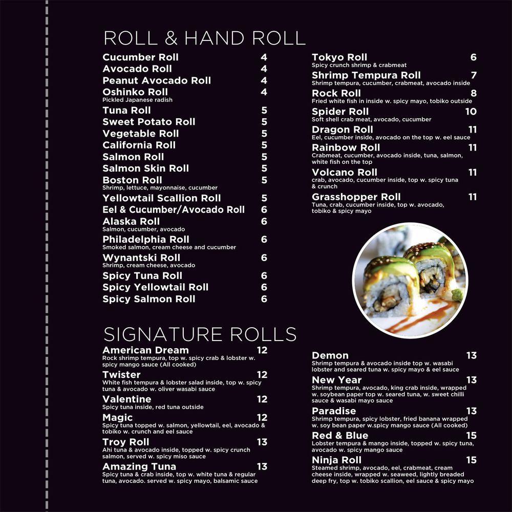 Menu at Red & Blue restaurant, Troy, 15th St