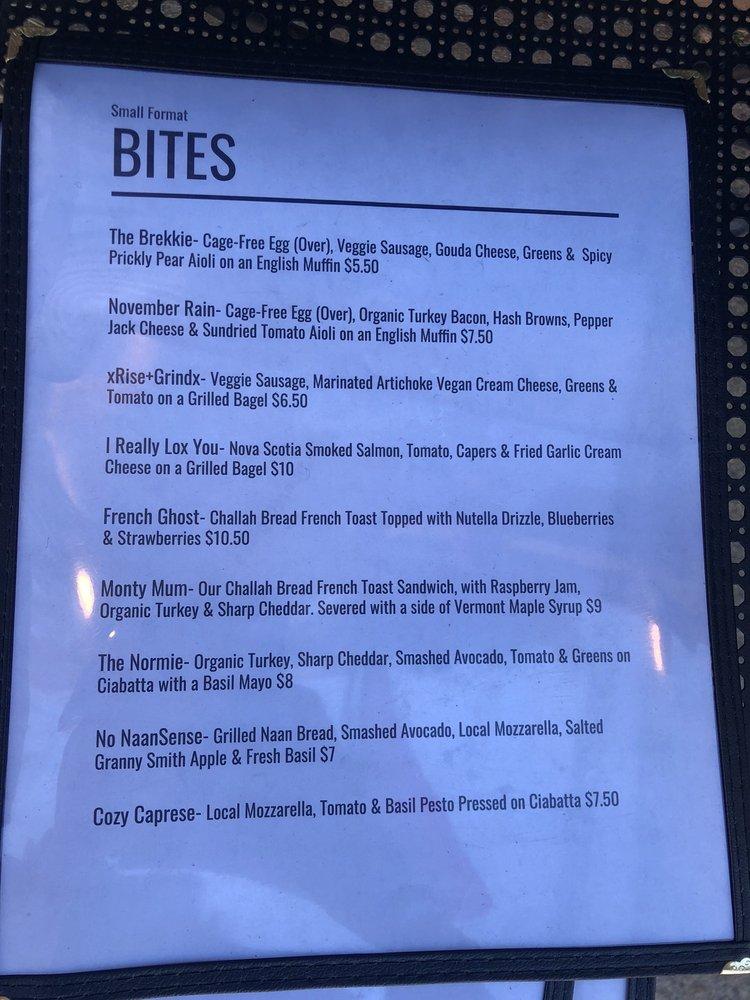 Menu at Small Format pub & bar, Providence