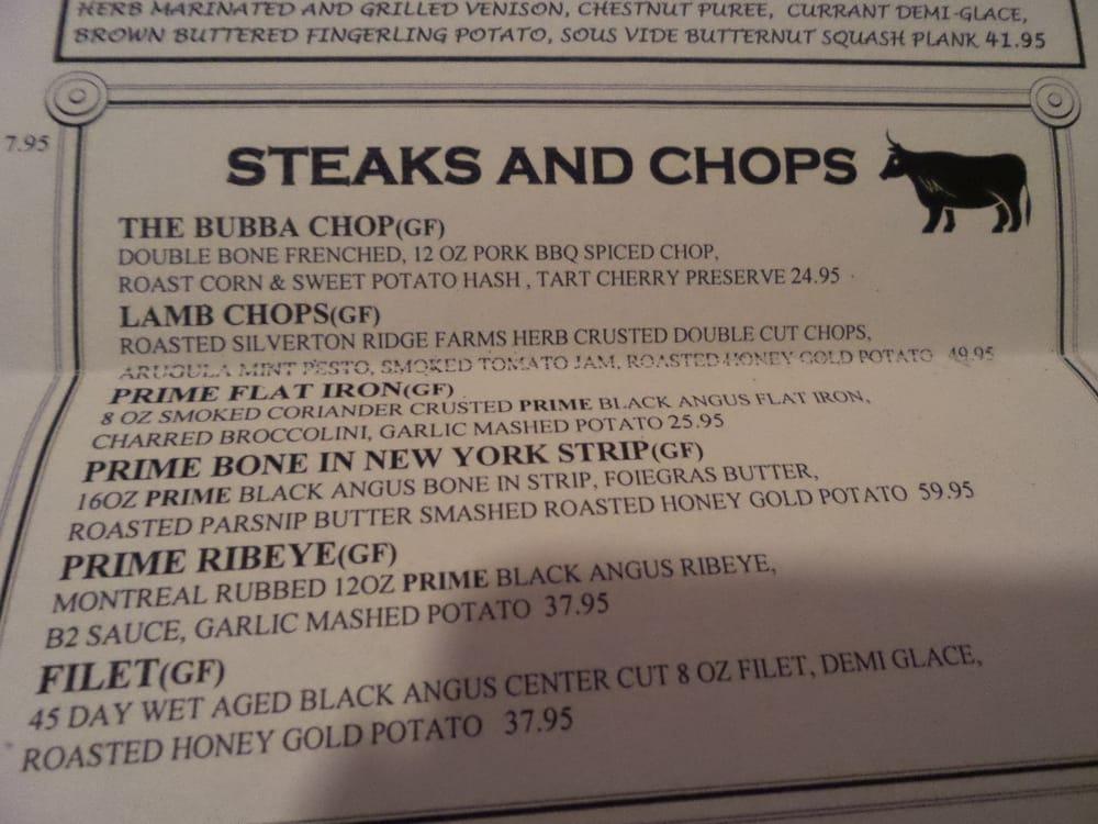 Menu at The Turf Room pub & bar, North Aurora