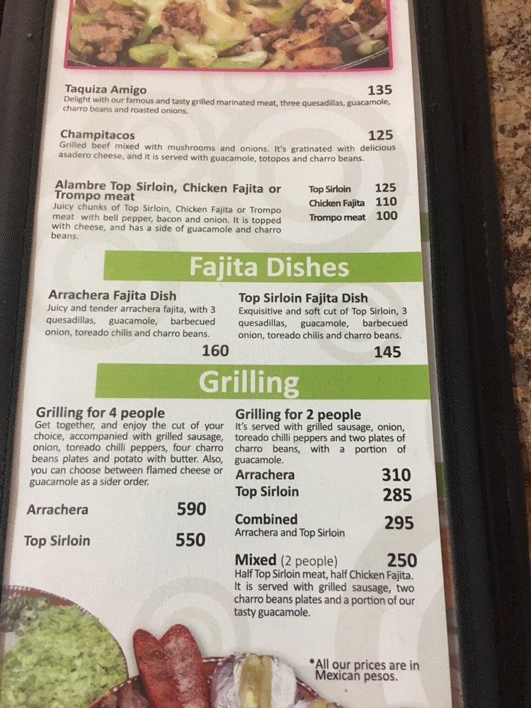 Menu at Chilo Tacos & Grill restaurant, Monterrey, Gral. Pablo González ...