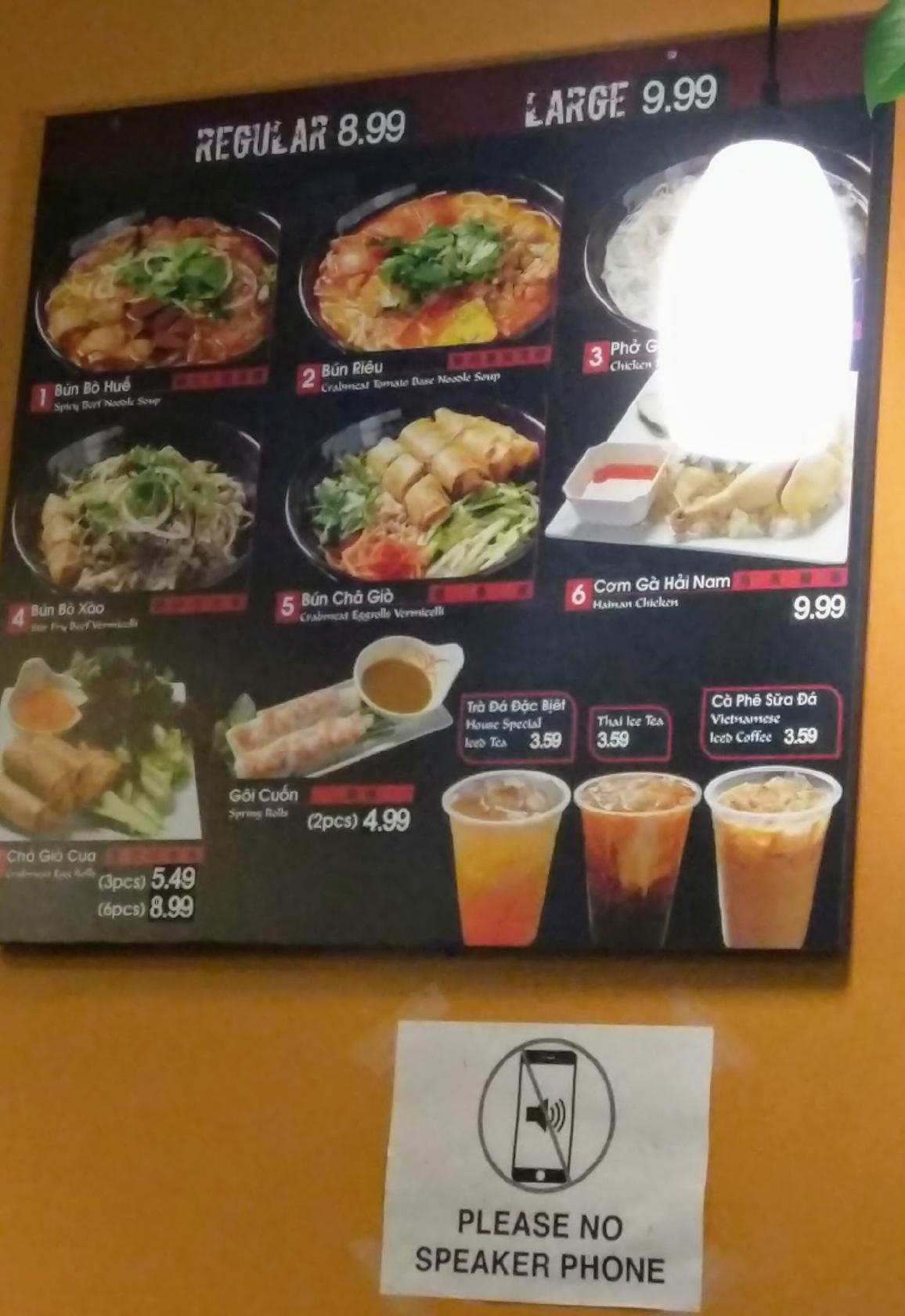 Menu at Quan Ngon Nha Trang Restaurant, San Gabriel, 311 E Valley Blvd ...