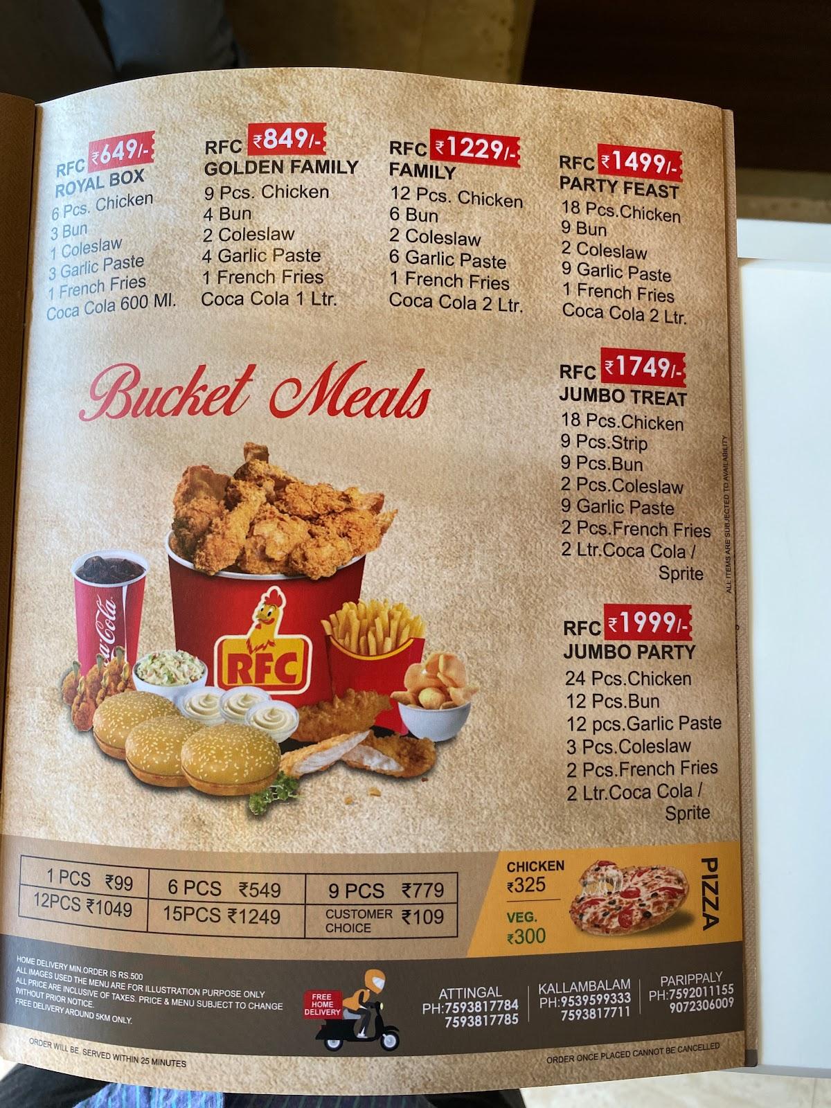 Menu at Rajakumari Arabian Cafe Restaurant Kallambalam, Kallambalam