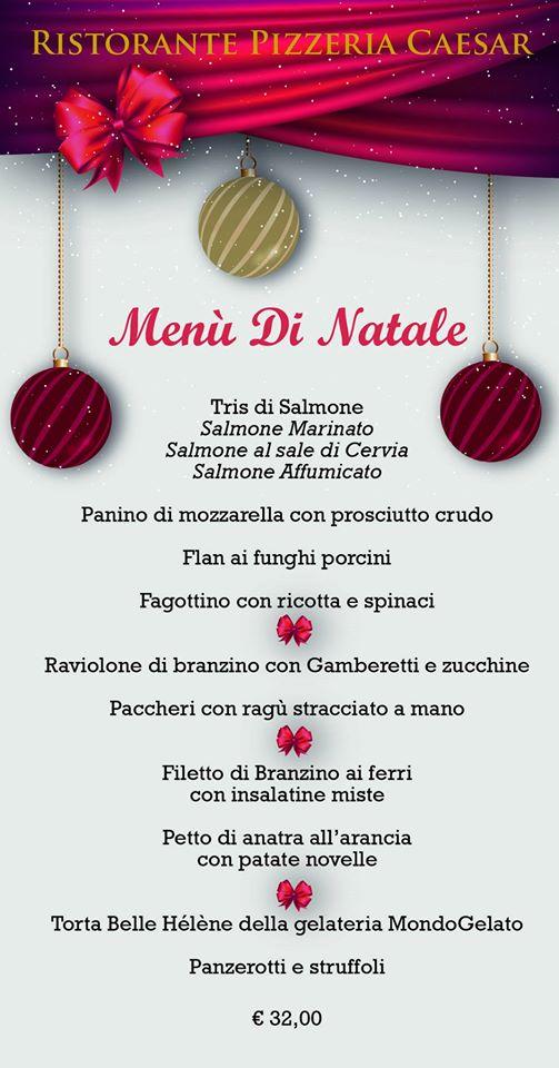 Menu at Caesar Bar Restaurant Pizzeria, Aosta