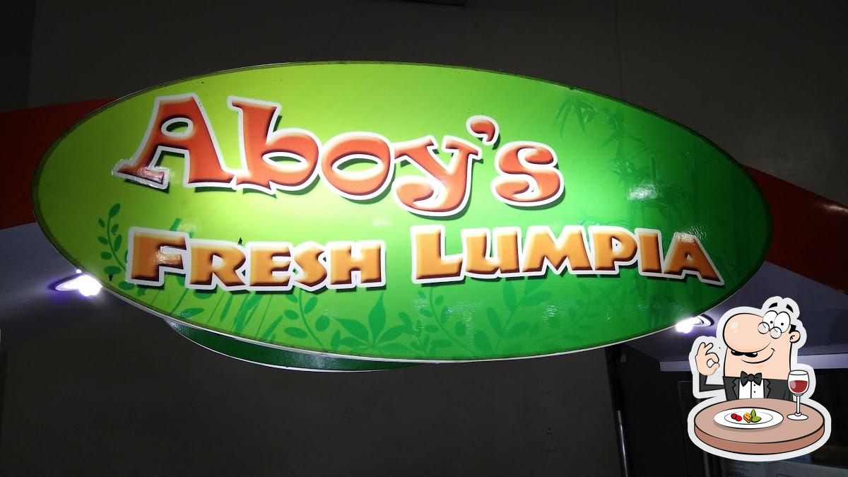 Aboy's Fresh Lumpia restaurant, Quezon City, Shopwise - Restaurant menu ...