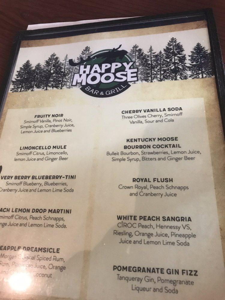 Menu at Happy Moose Bar & Grill, Streetsboro, OH-14