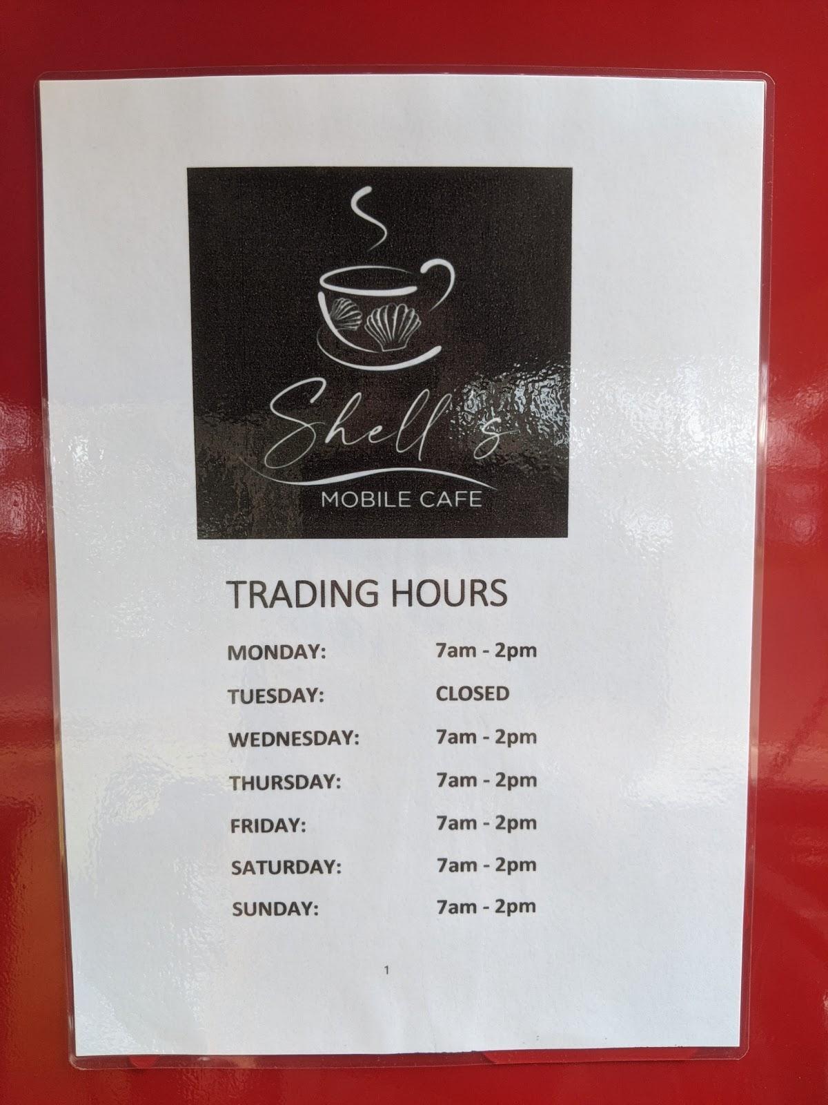Shell's Mobile Cafe, Basin View - Restaurant menu, prices and reviews