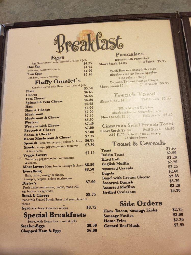 Menu at Hilton Family Restaurant, Hilton