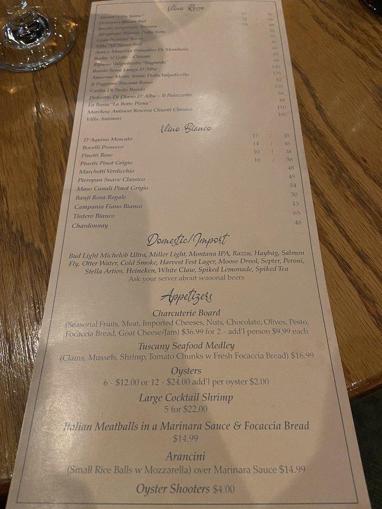 Menu at La Casa Toscana Italian Food and Catering Services restaurant ...